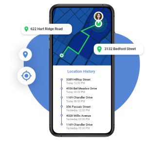 Weekly GPS Tracking History Of Target Device With TheOneSpy