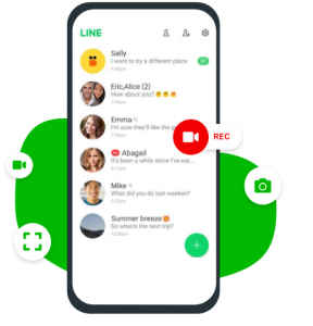 Line Screen Recording App to Secretly Track Activities